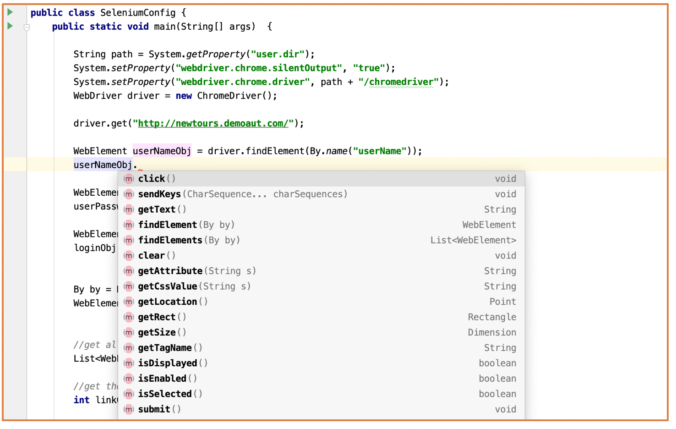 Overview of WebDriver and WebElement Interface in Selenium