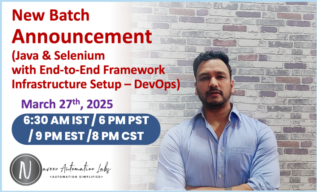 Training Archives - naveen automationlabs